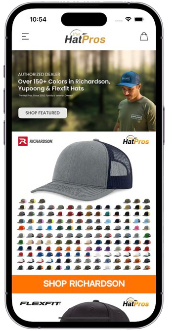 The Hat Pros | Lowest Prices on Richardson Flexfit Cap America Yupoong ...